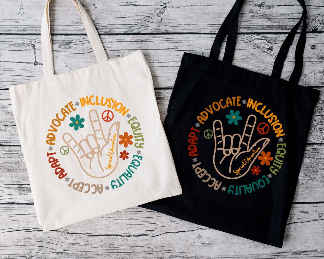 Autism Awareness Tote Bag, Special Education Tote, Advocate Inclusion ...