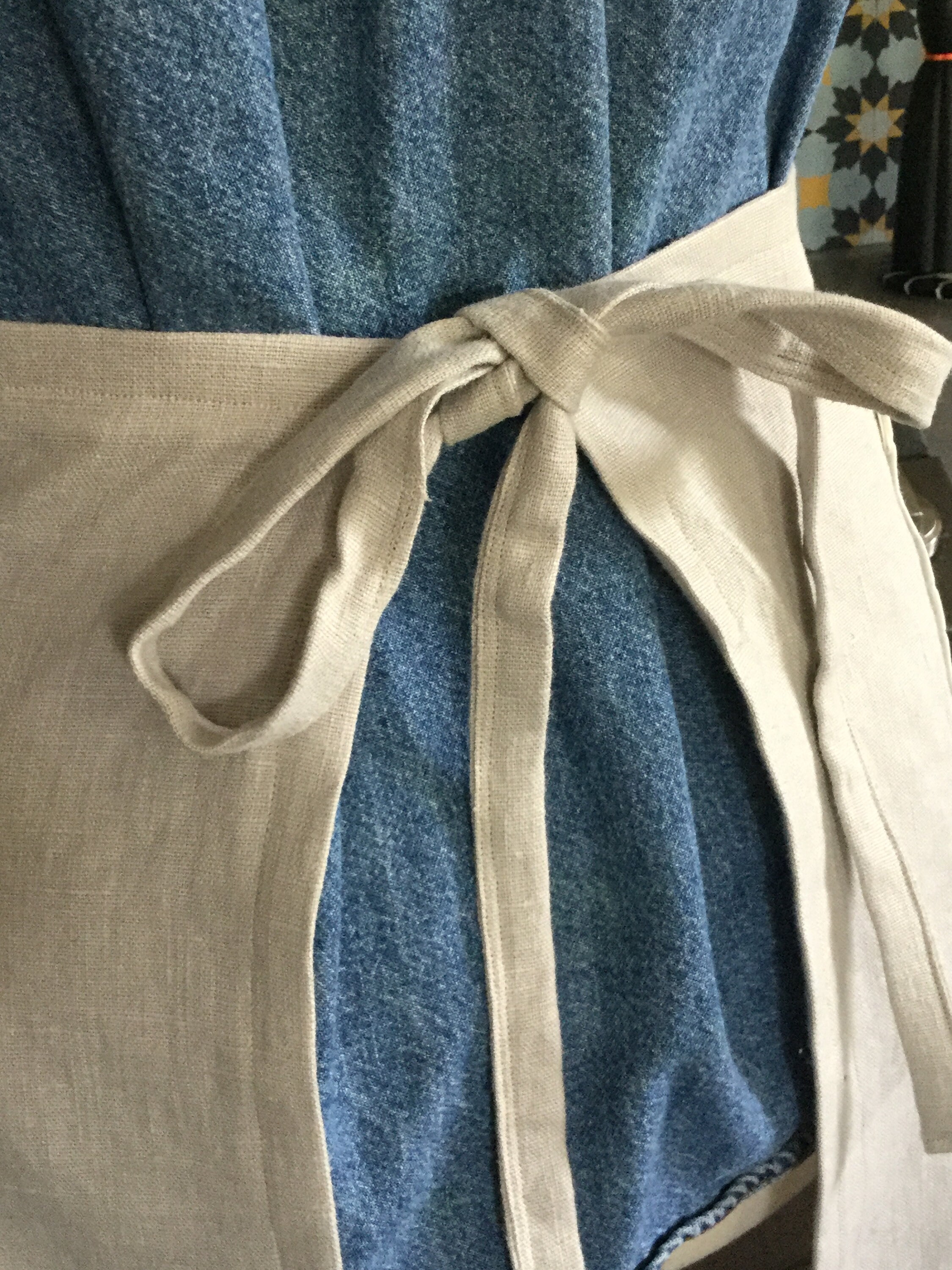 Cocktail Apron Half Apron Linen Apron Sommelier Apron - Etsy