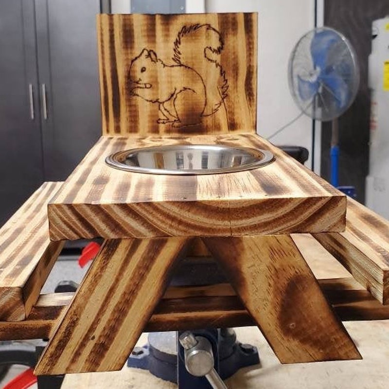 Squirrel Picnic Table - Etsy