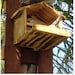 Large Handmade Dove House With Feeding Platform and Torched Finish ...