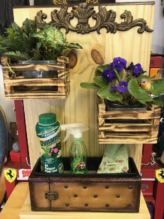 6 Handmade 5 Inch Orchid Baskets With Torched Finish and Waterproofed ...