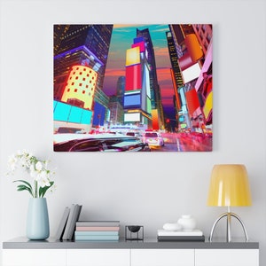 Times Square Canvas / Poster Print, New York - Etsy