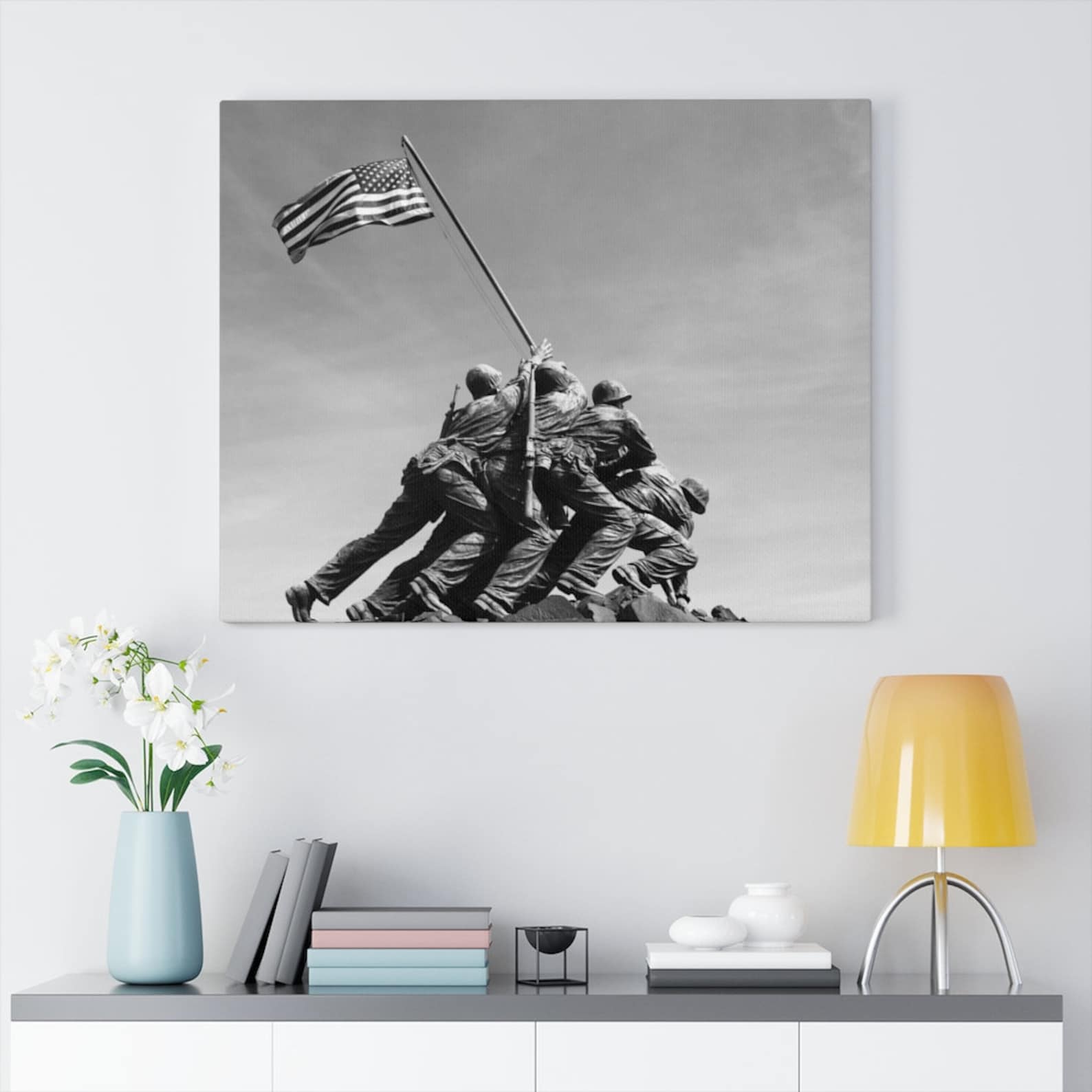 Battle of Iwo Jima Monument Canvas / Poster Print Washington | Etsy