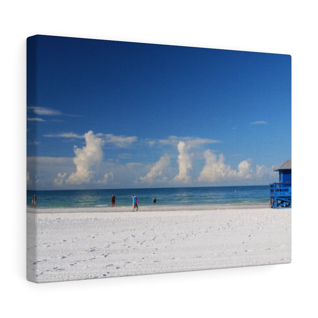 Siesta Key Beach Art Print, Canvas / Poster, Home Decor, Living Room ...
