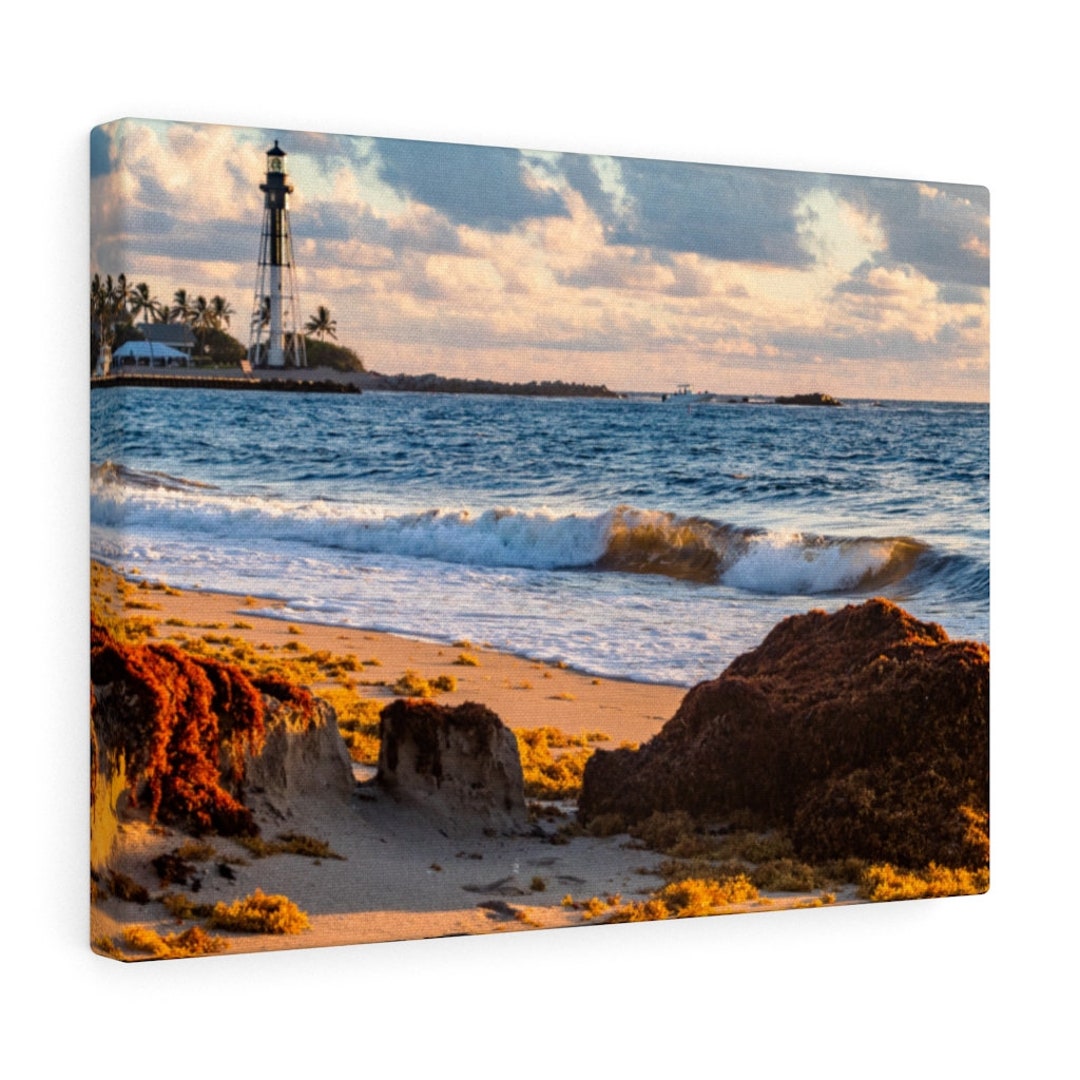 Pompano Beach Art Print, Canvas / Poster, Home Decor, Living Room ...