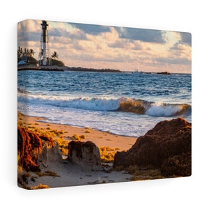 Pompano Beach Art Print, Canvas / Poster, Home Decor, Living Room ...