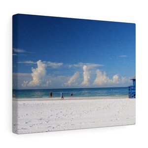 Siesta Key Beach Art Print, Canvas / Poster, Home Decor, Living Room ...