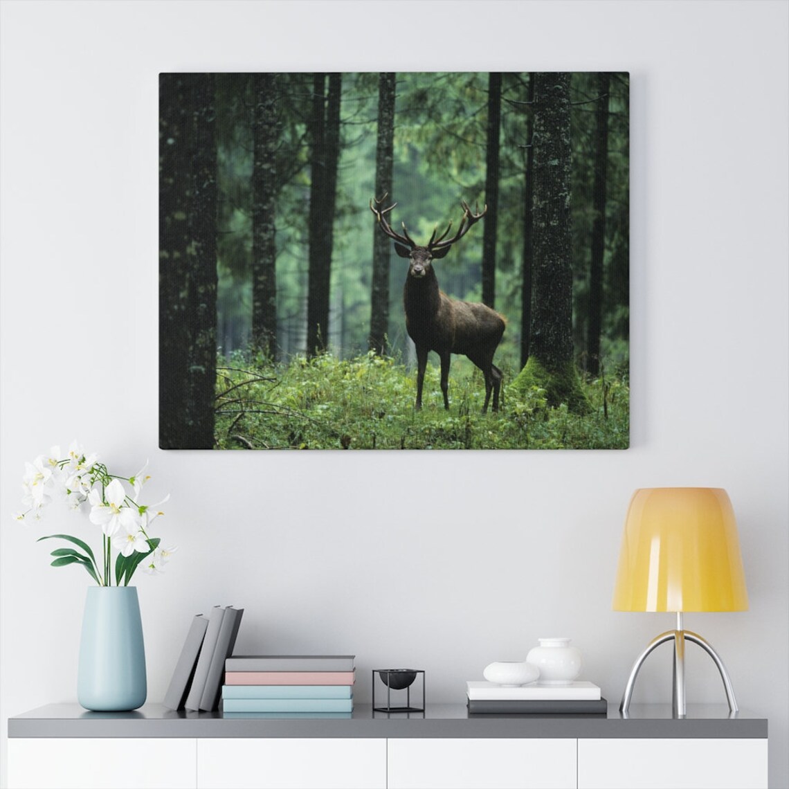 Trophy Deer Canvas / Poster Print North America Home - Etsy