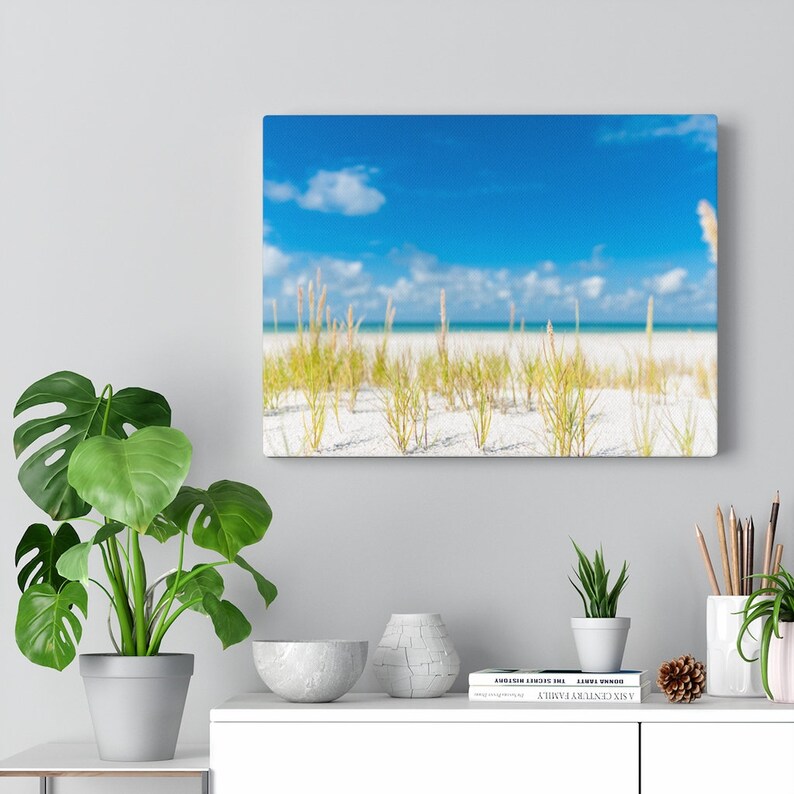 Siesta Key Beach Art Print Canvas / Poster Home Decor - Etsy