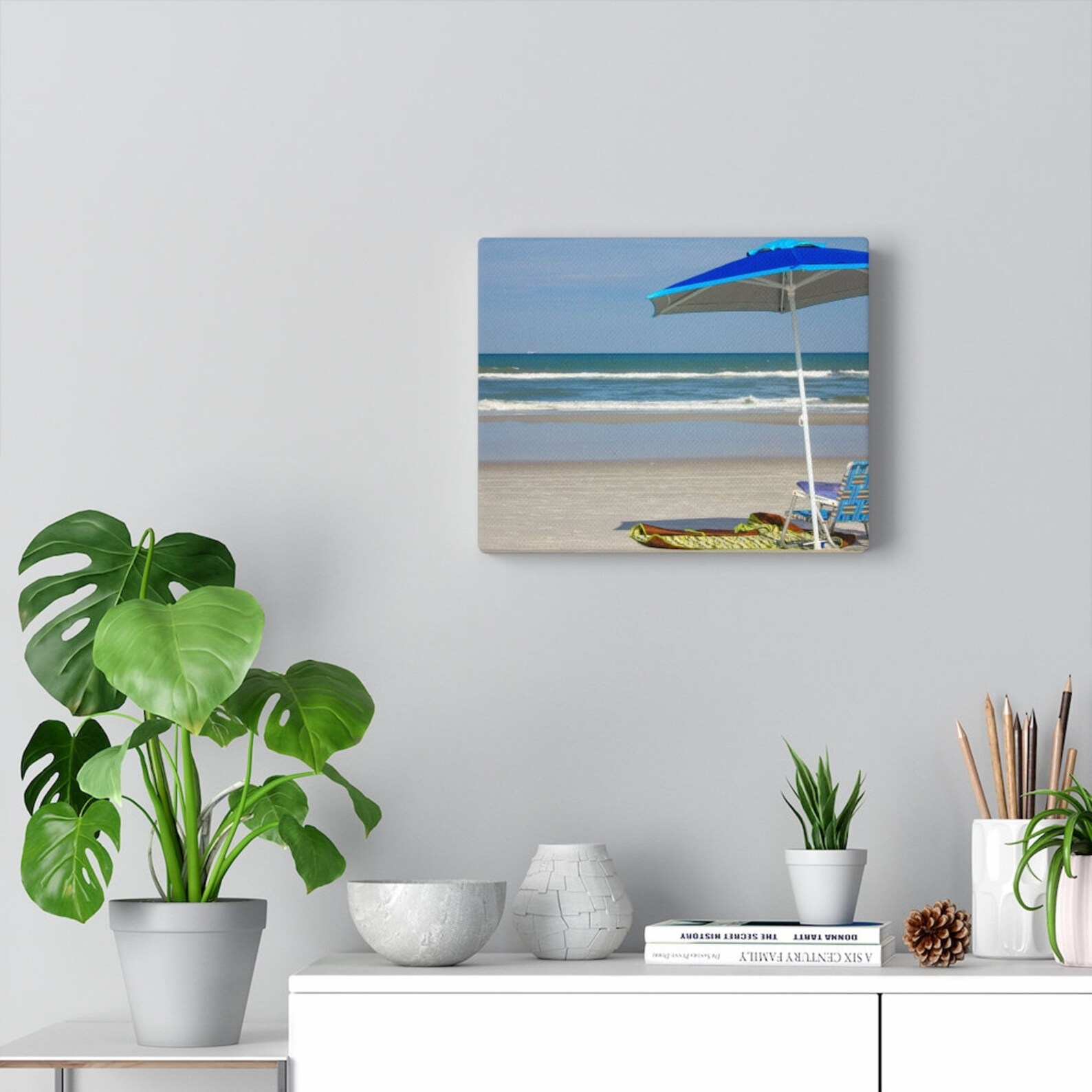Neptune Beach Art Print, Canvas / Poster, Home Decor, Living Room ...