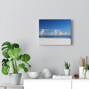 Siesta Key Beach Art Print, Canvas / Poster, Home Decor, Living Room ...
