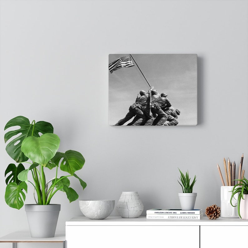 Battle of Iwo Jima Monument Canvas / Poster Print Washington | Etsy