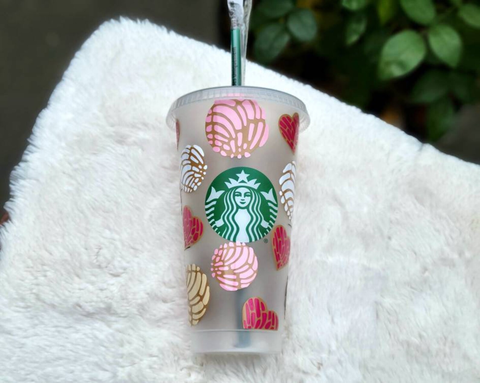 Concha Cup Cafecito Y Chisme Cup Cold Cup Concha 24 Oz | Etsy