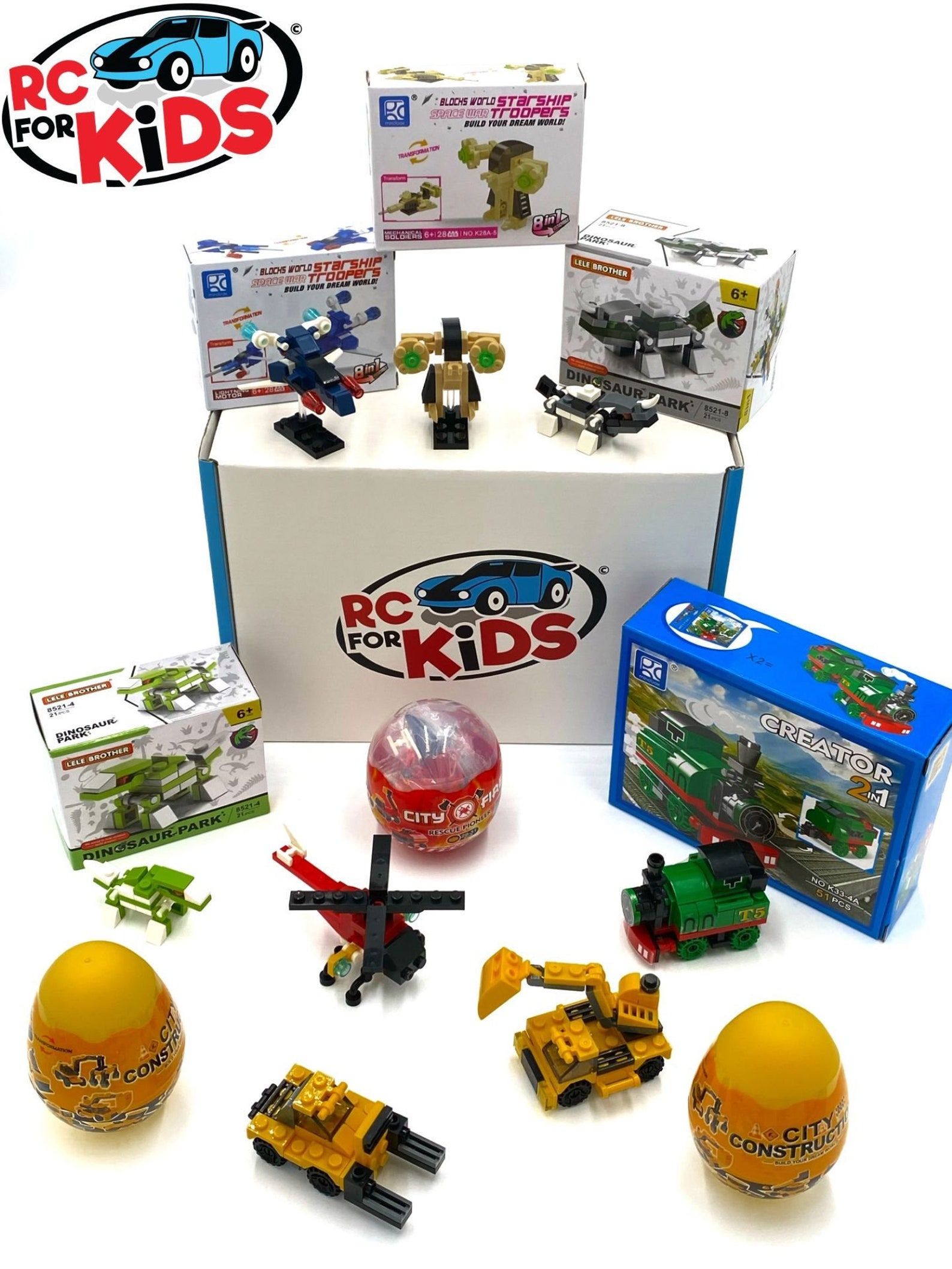Rc for Kids Building Bricks Block Toy Box Set | 8 Pcs Set of Children ...