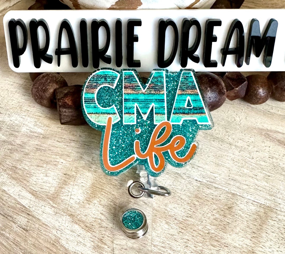 CMA Life Badge Reel, Certified Medical Assistant, Nurse Badge Reel, Lab ...