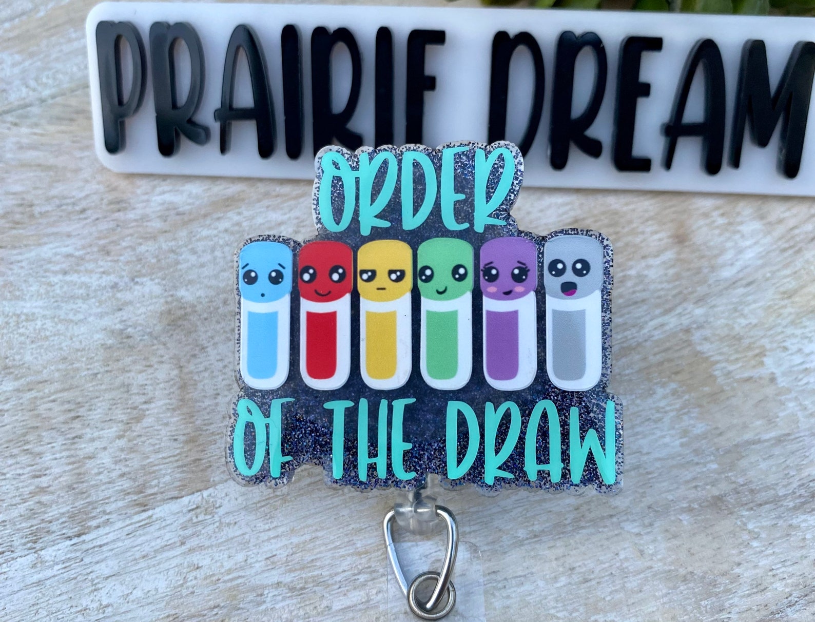 Lab Order of Draw Badge Reel Phlebotomist Badge Reel MLT - Etsy