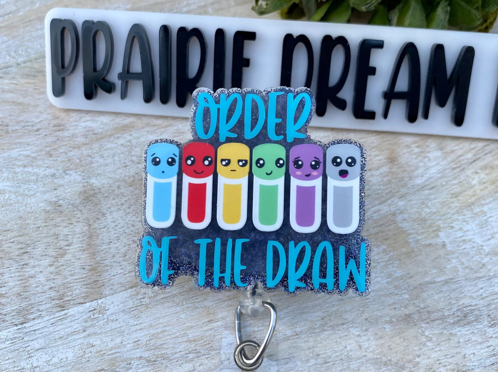 Lab Order of Draw Badge Reel Phlebotomist Badge Reel MLT - Etsy