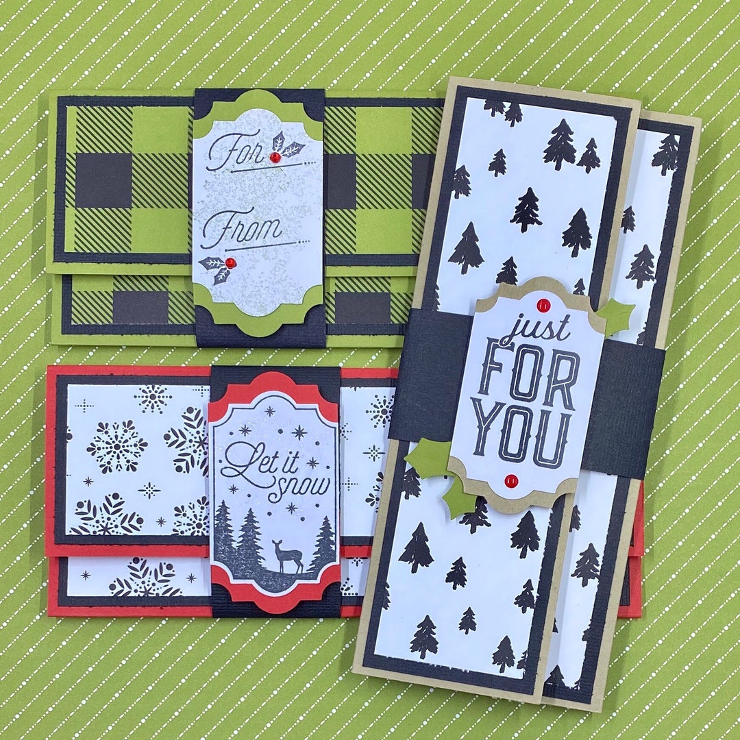 Handmade Christmas Money Holder, Cash Envelope, Holiday Gift ...