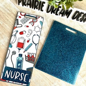 Lab Badge Buddy, Medical Print Badge Buddy, MLT, MLS, Phlebotomist, Lab ...