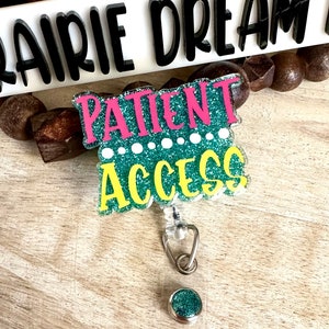 Patient Access Badge Reel, Hospital Admissions, Clinic Registration ...