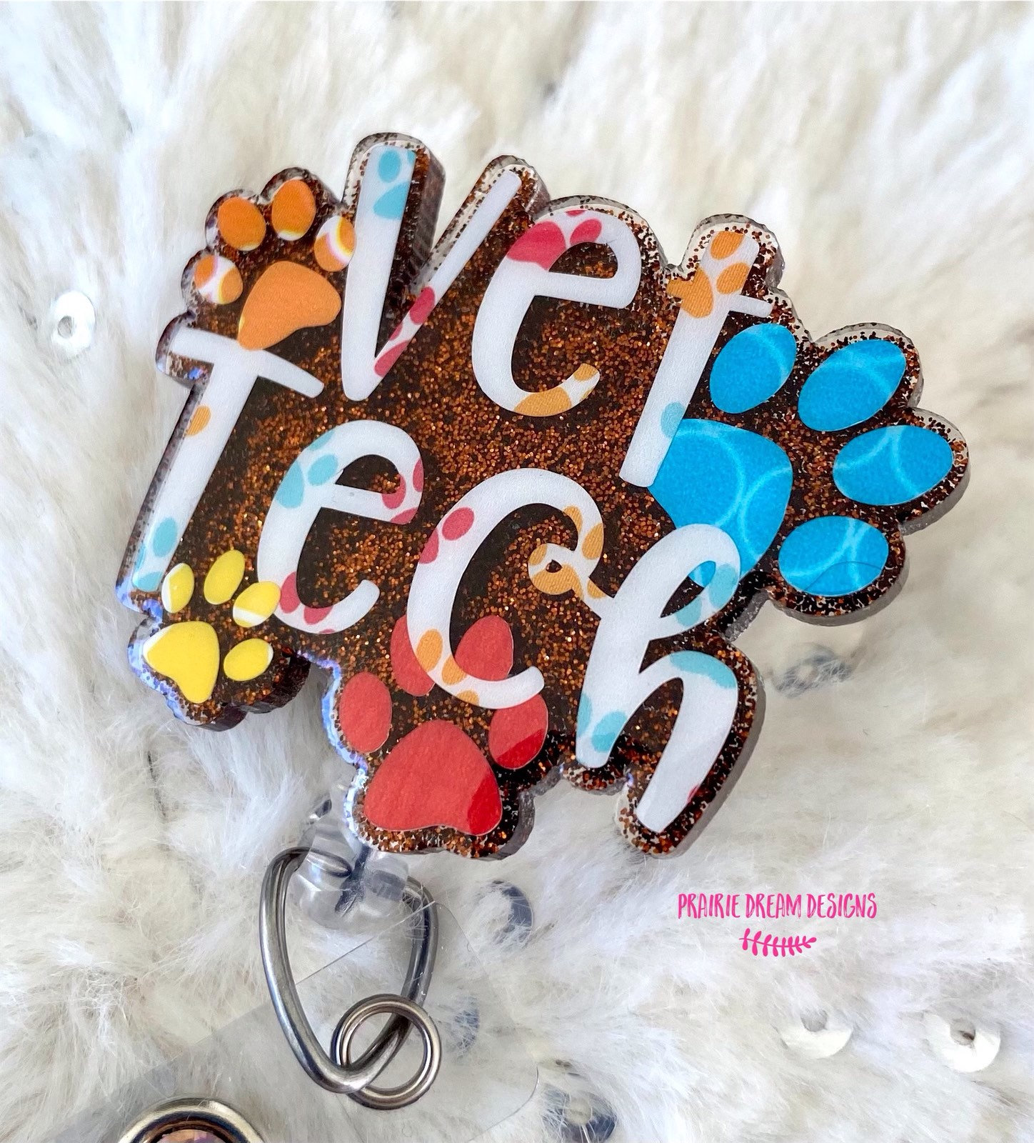 Vet Technician Badge Reel Vet Tech Veterinary Appreciation - Etsy UK