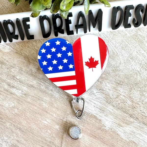 American Canada Friendship Flag - Etsy