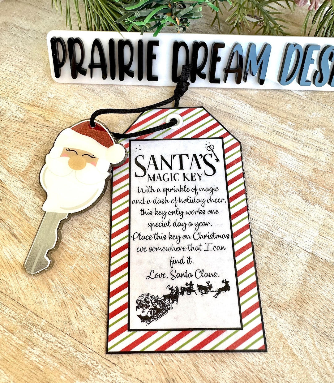 Santa's Magic Key With Poem, Christmas Eve Santa Key, House Without a ...
