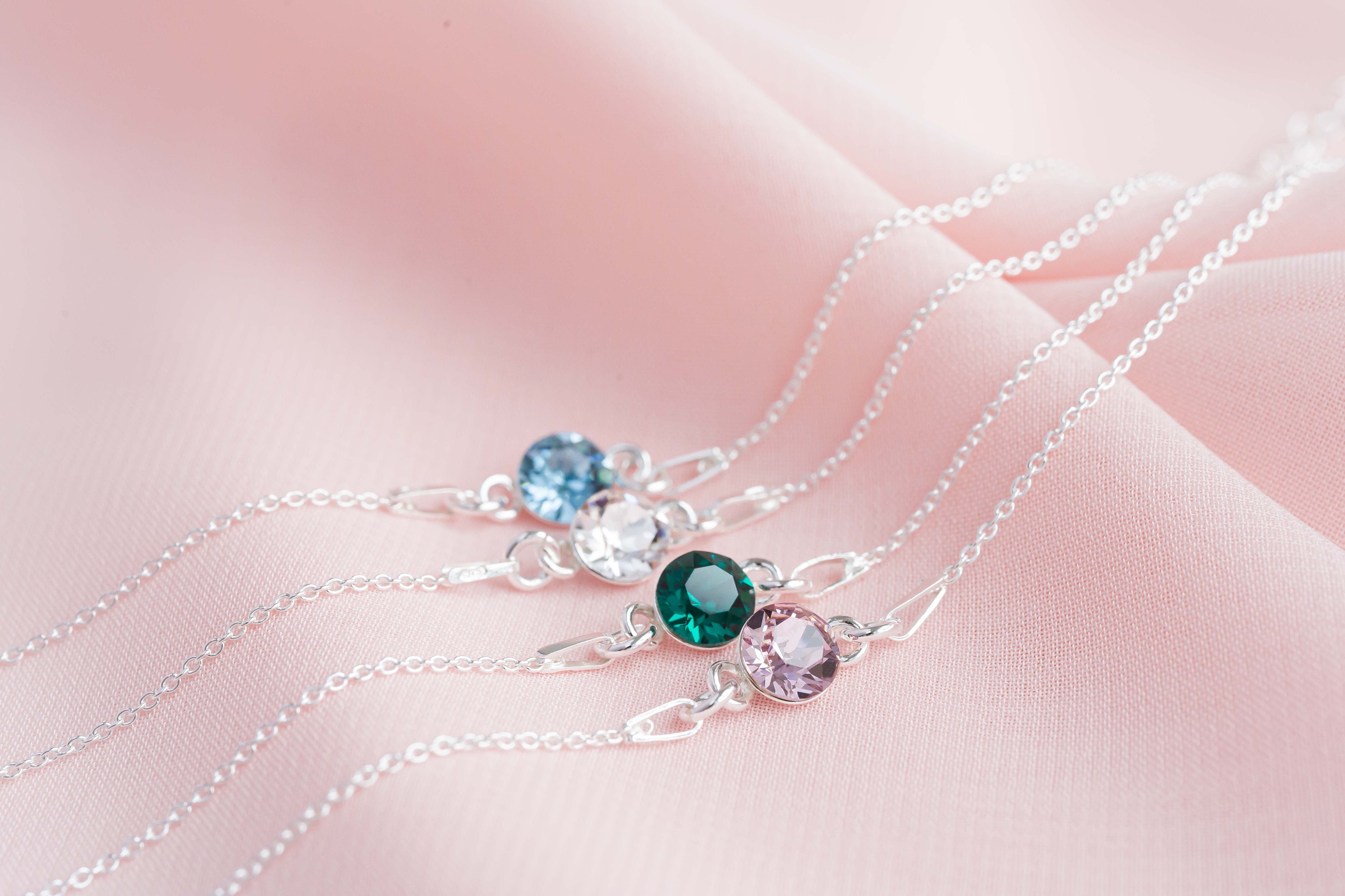 Happy Birthday Gift For Women Birthstone Bracelet Birthday | Etsy