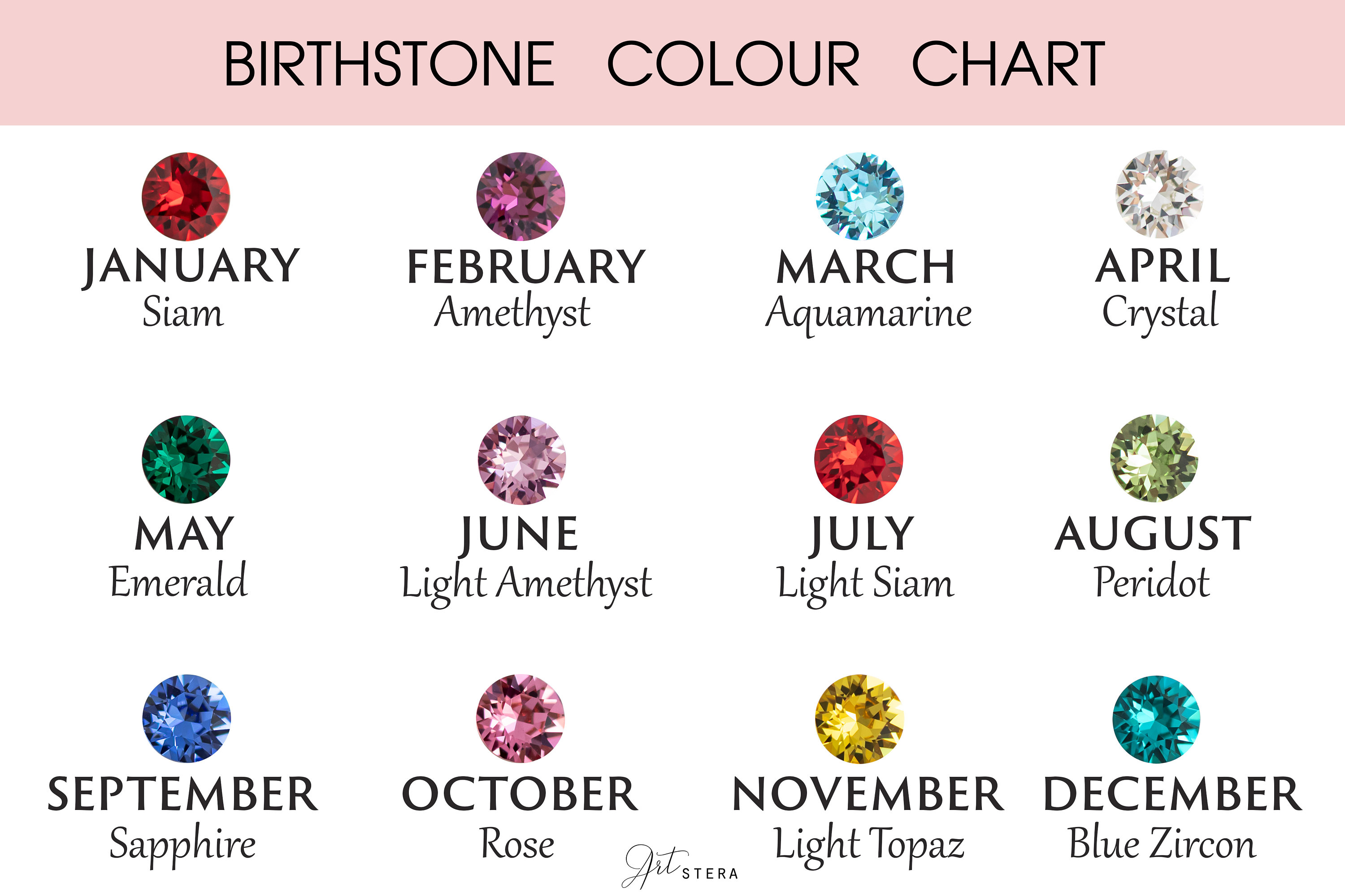 Happy Birthday Gift For Women Birthstone Bracelet Birthday | Etsy