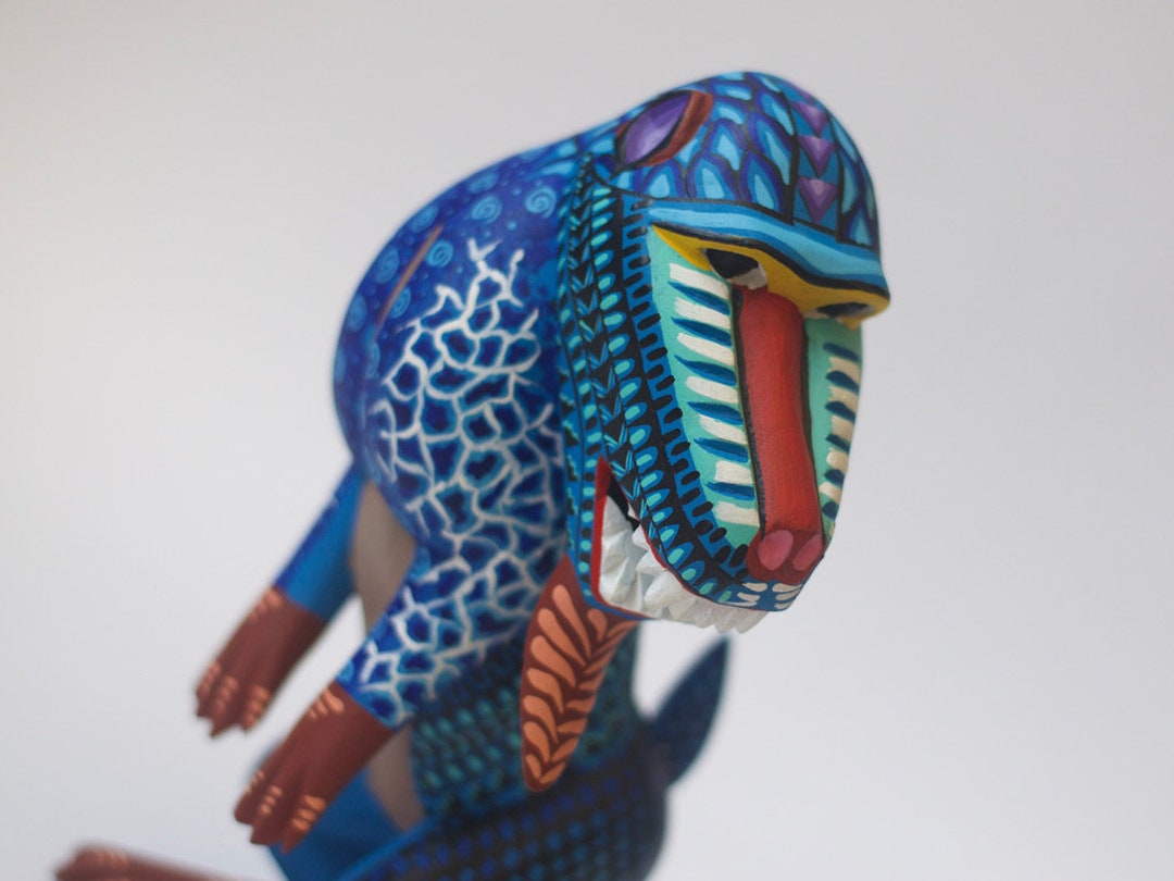 Mandrill Alebrije - Oaxaca Woodcarving by Armando Jimenez, Antonia & Alejandro - Etsy