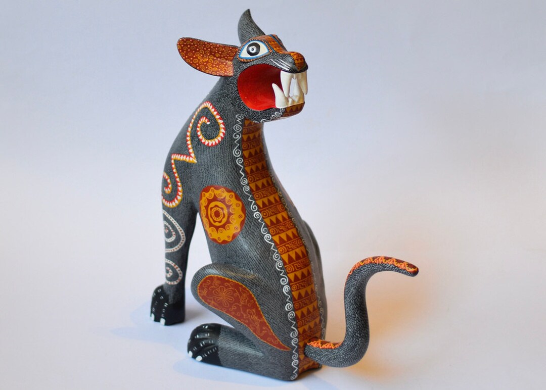 Dog Alebrije - Oaxaca Woodcarving by Bertha Cruz - Etsy