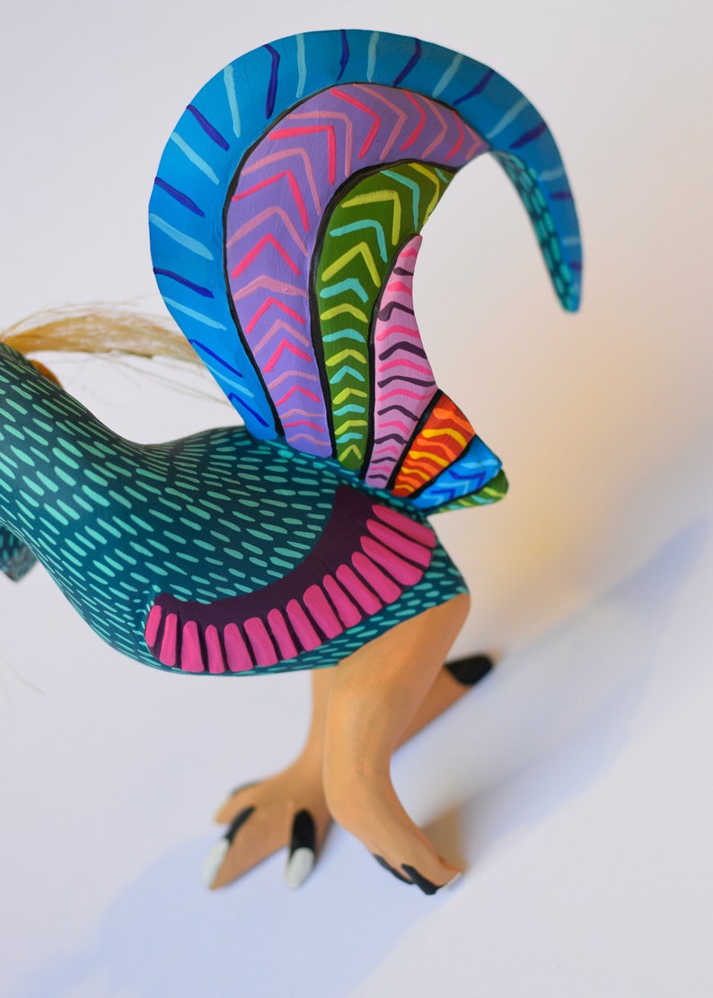 Rooster Nahual Alebrije - Oaxaca Woodcarving by Armando Jimenez ...