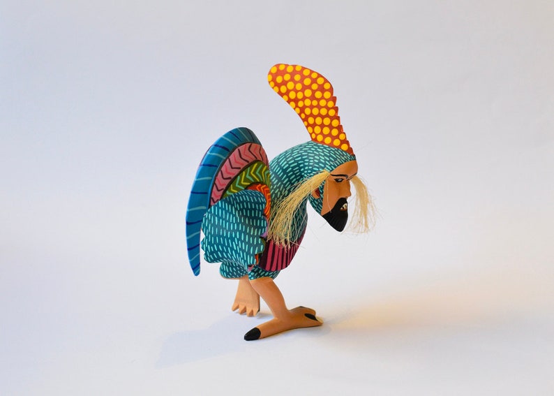 Rooster Nahual Alebrije - Oaxaca Woodcarving by Armando Jimenez ...