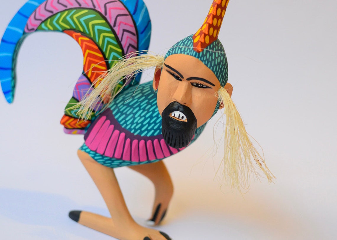 Rooster Nahual Alebrije - Oaxaca Woodcarving by Armando Jimenez ...
