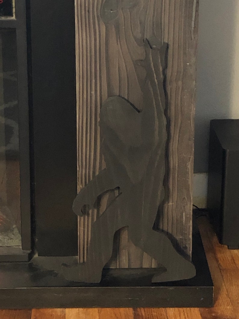 Cryptid Bigfoot Sasquatch Paranomal Skunk Ape Grassman Yeti Gift Yard ...