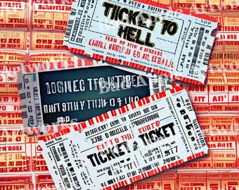Ticket to Hell PNG File - Etsy