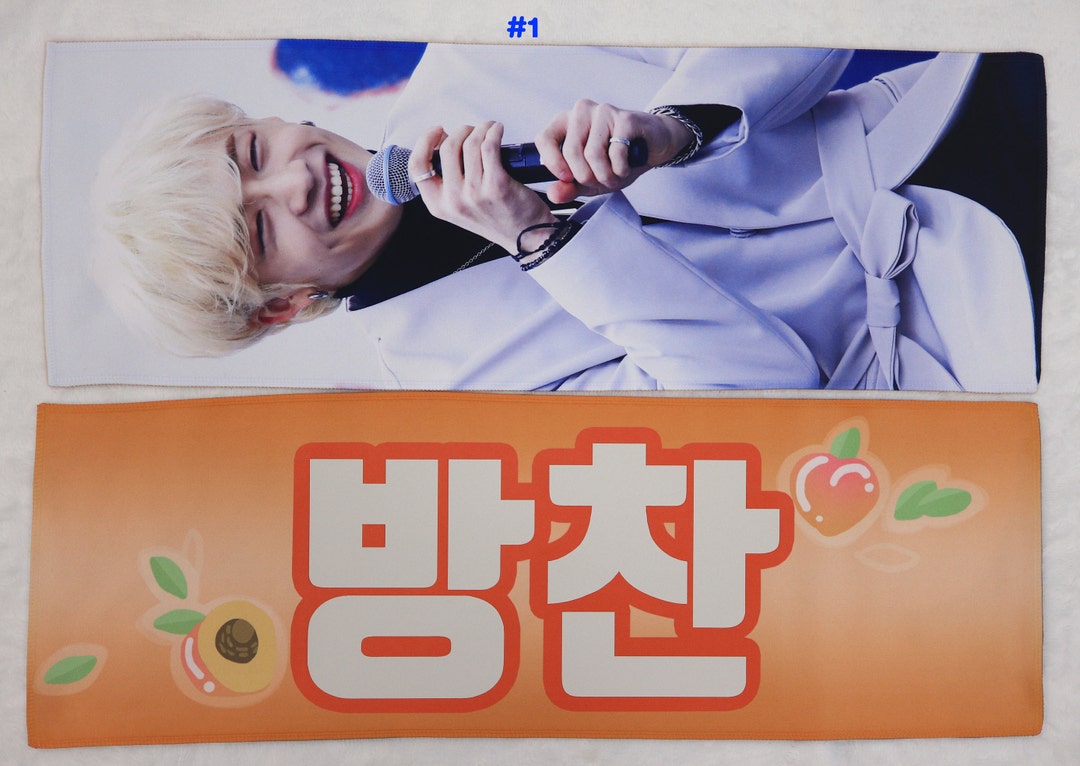 Stray Kids Bangchan Slogan | Fansite's White Reflective Banner(23.6"x7 ...