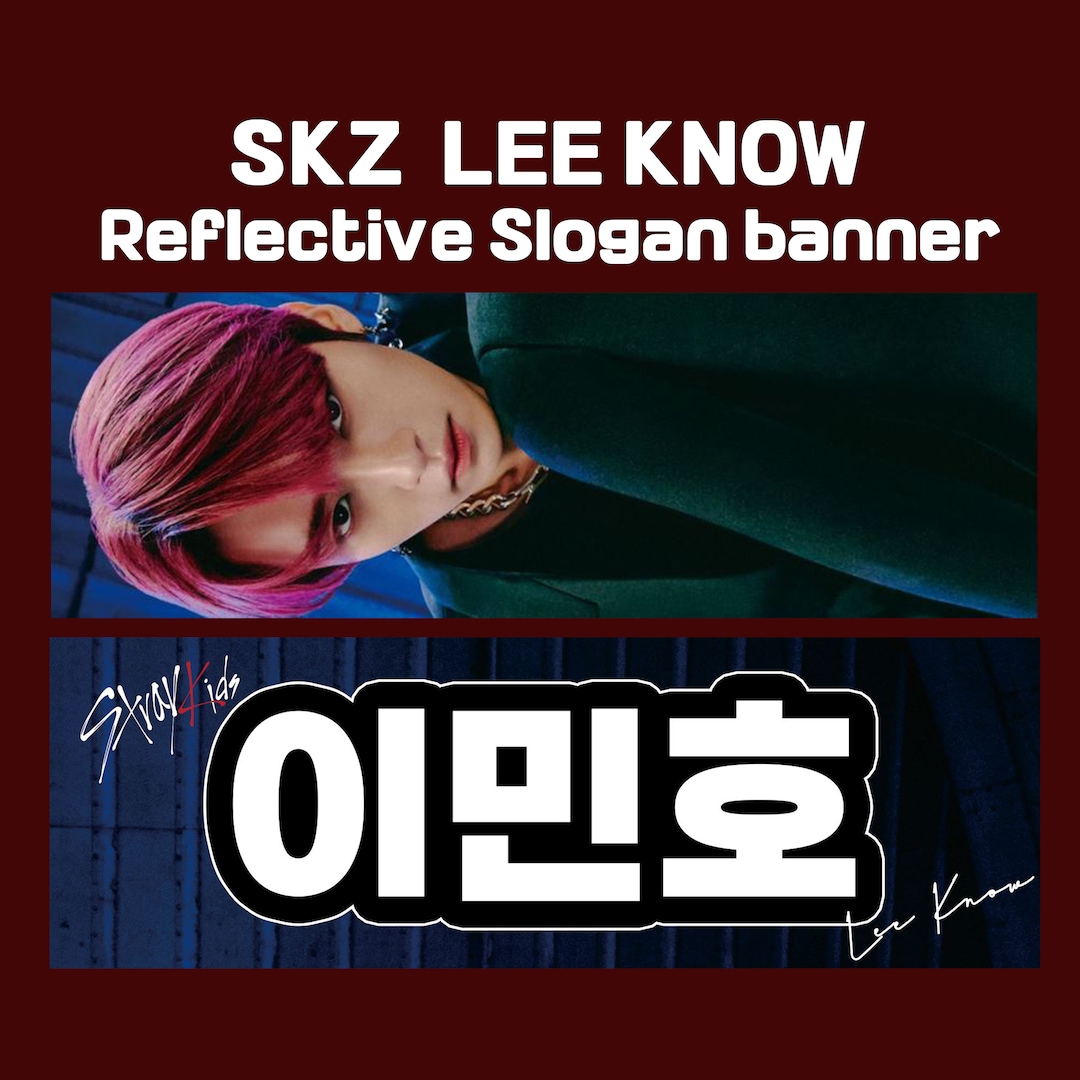 Stray Kids Lee Know Reflective Slogan Banner - Etsy