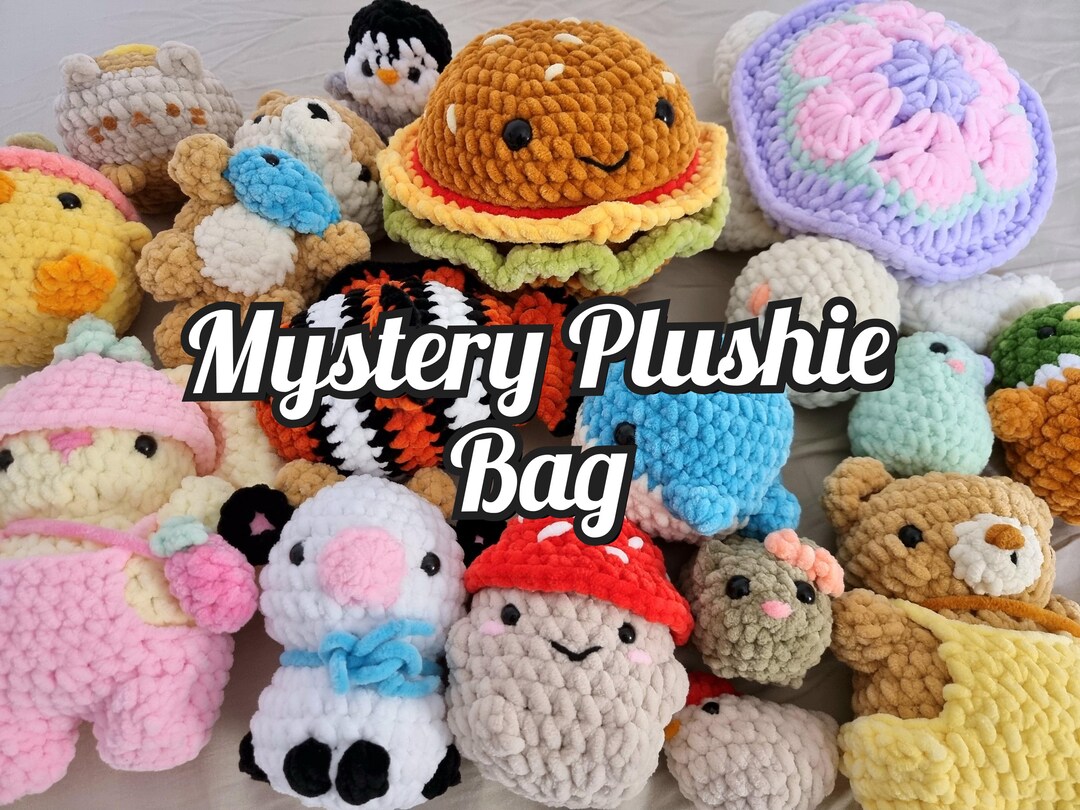 Mystery Crochet Plushie Box, Surprise Toy Box, Stuffed Kawaii Animal ...