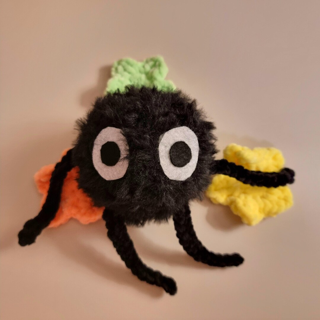 Soot Sprites Crochet Plush, Studio Ghiblie, Crochet Susuwatari, Soot ...