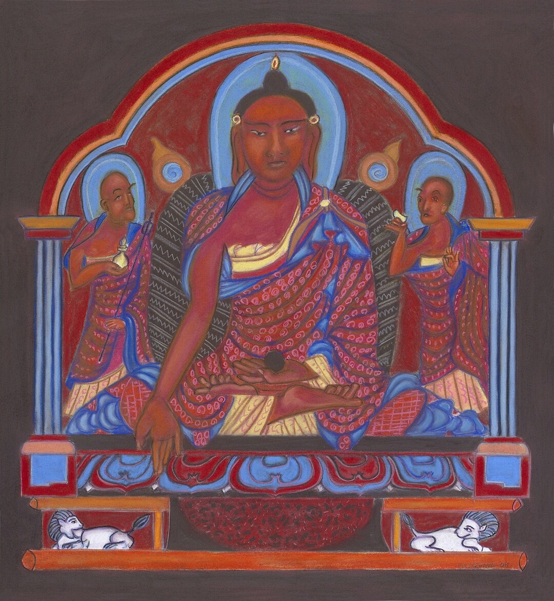 023 Buddha Triad - Etsy