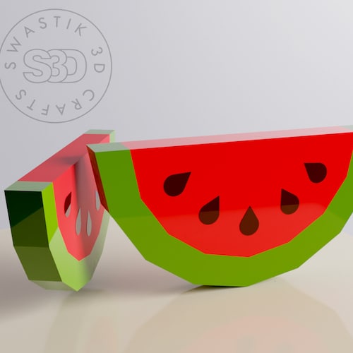 PDF Template of Orange Fruit Papercraft / 3D Fruit Papercraft/ - Etsy