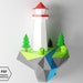Island Papercraft / Paper Craft / 3D Papercraft /3D Lighthouse Island ...