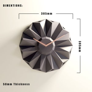 DIY Papercraft Clock - Printable PDF Template for Creative Crafting - Etsy