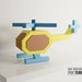 Toy Helicopter Papercraft Template, Lowpoly 3D (PDF Pattern) - Etsy