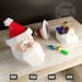 Santa Claus Gift Box 3D Papercraft Template (pdf, Svg, Dxf, Eps) - Etsy