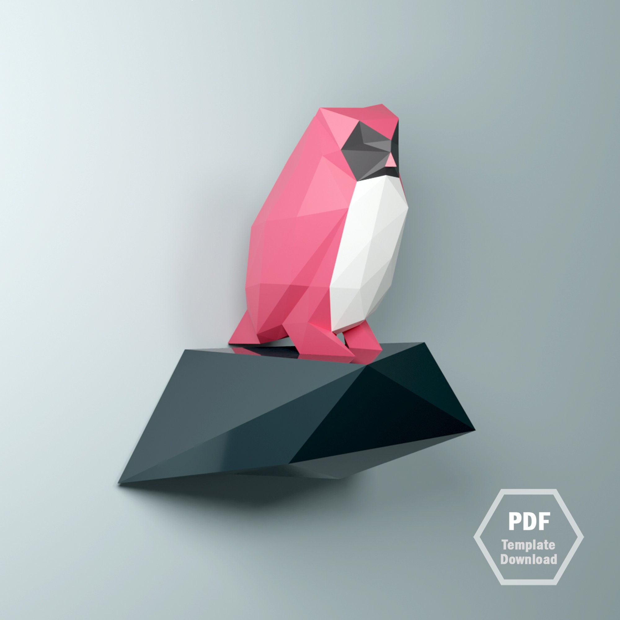 3D Owl papercraft PDF template/Papercraft/ 3d Papercraft/ owl | Etsy