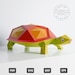 PDF Template of Turtle Papercraft , 3D Papercraft, Lowpoly Papercraft ...