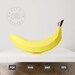 3D Banana Papercraft Template: Lowpoly Fruit Decor (PDF Pattern) - Etsy