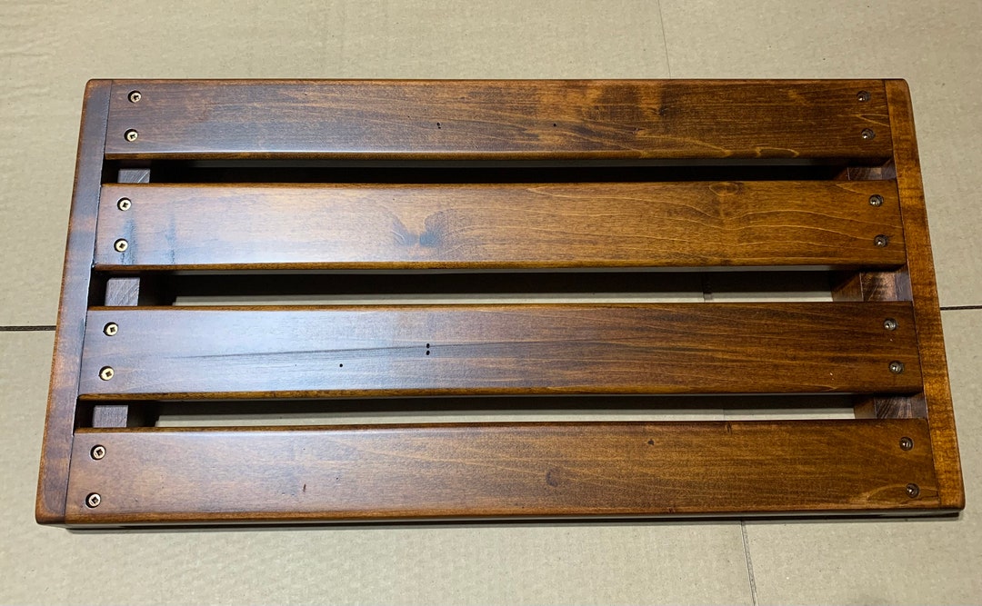 Furniture Quality Pedalboard Rustic Finish Wormhole Maple - Etsy